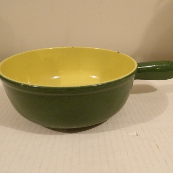 Von Roll | Kitchen | Von Roll Style 79 14 Cast Iron Enamel Green Yellow ...
